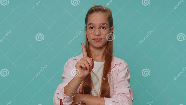 Displeased Upset Girl Reacting To Unpleasant Awful Idea Dissatisfied