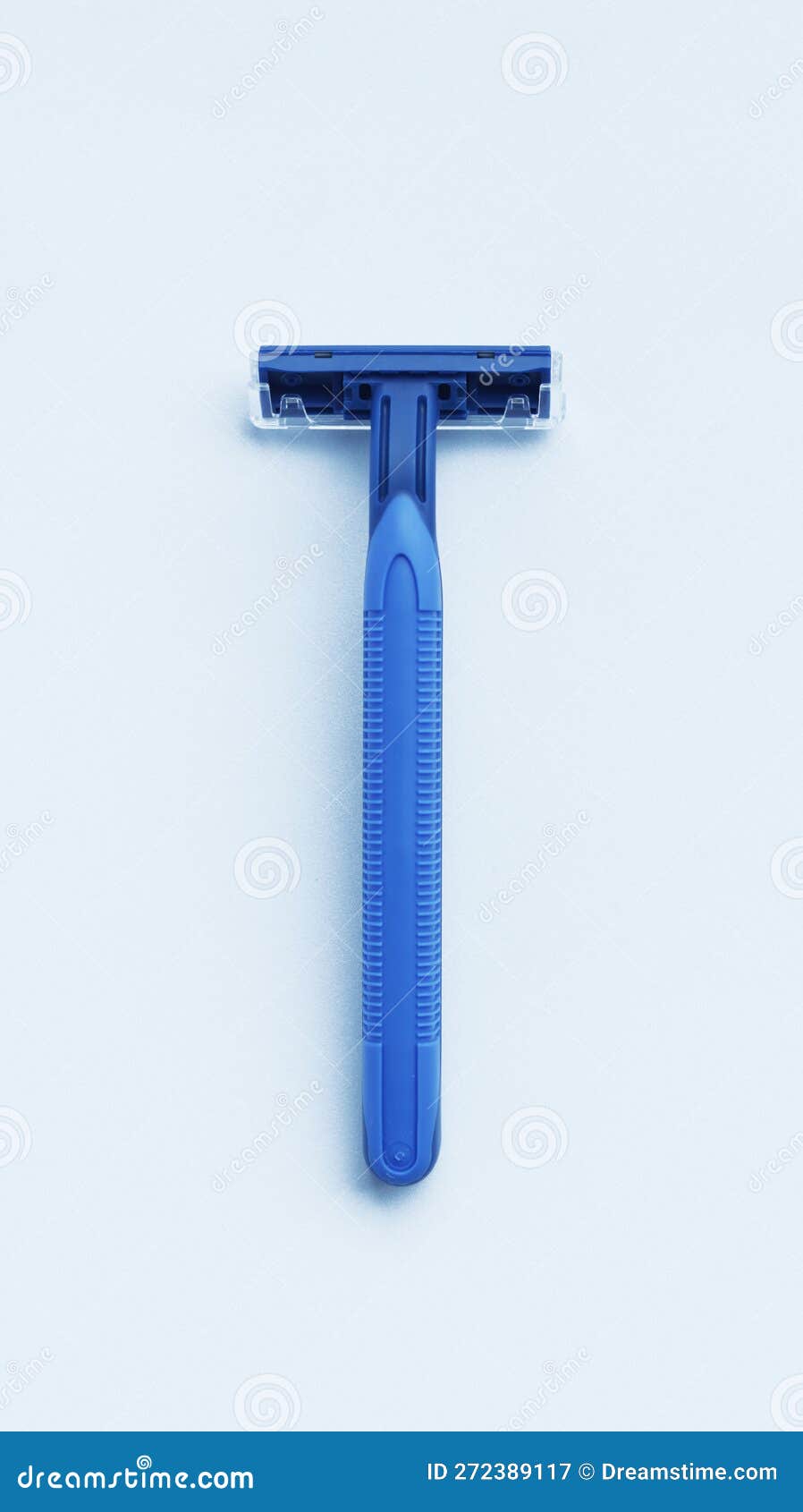 Disposable Blue Plastic Shaver Isolated on White Stock Image - Image of ...