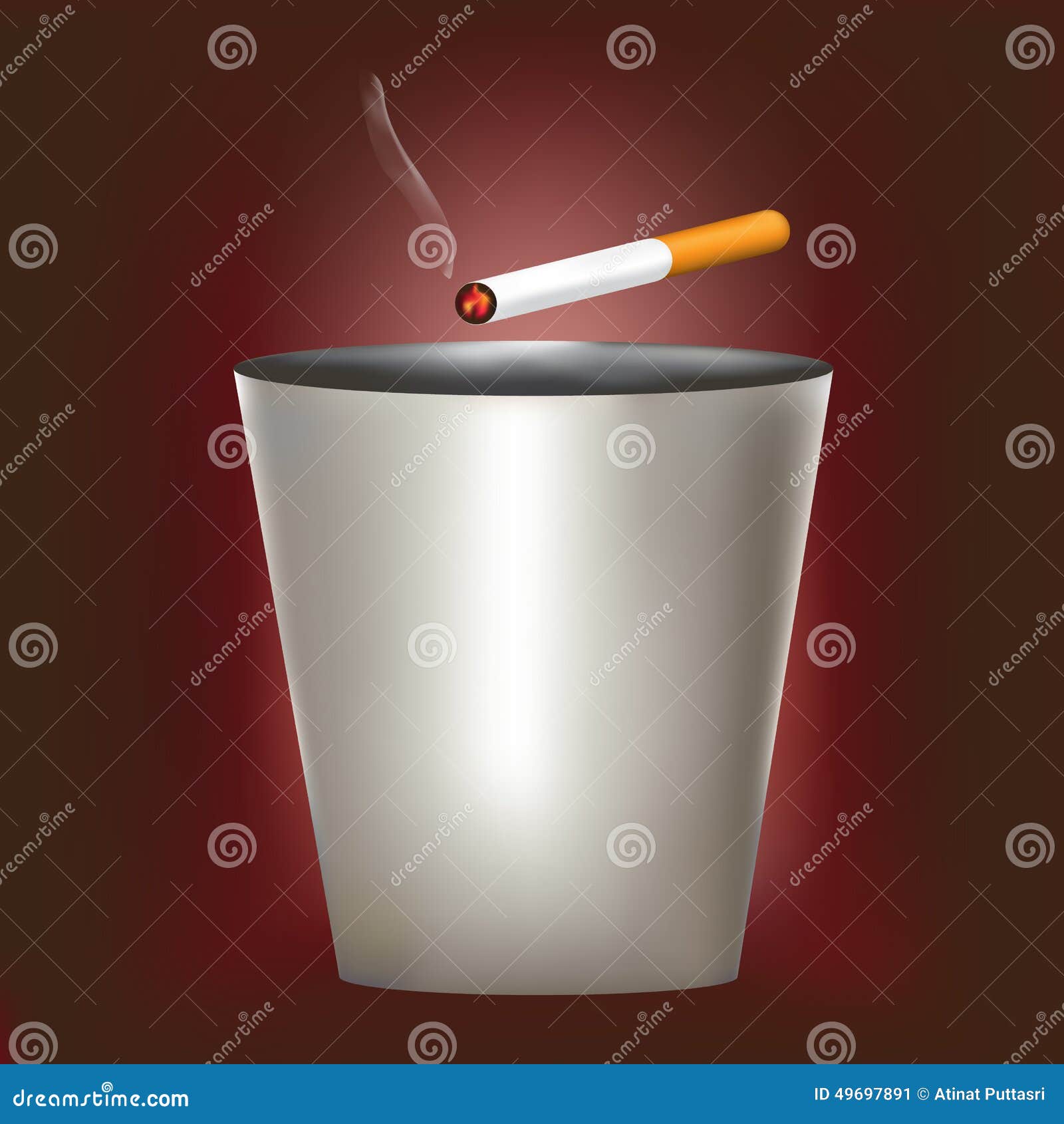 Disposal Of Cigarette Butts Royalty-Free Stock Photo | CartoonDealer ...