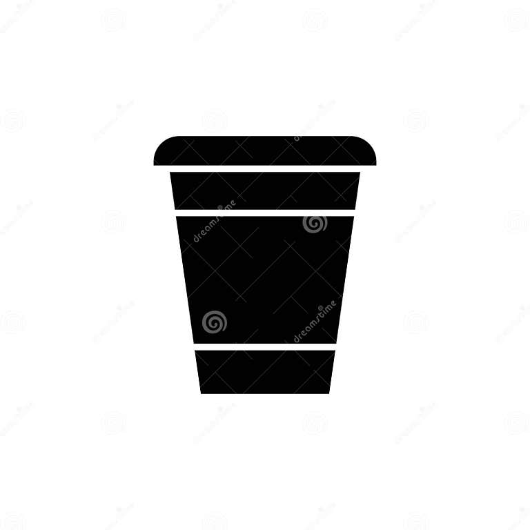 Disposable Cup Icon Vector Design Templates Stock Illustration ...