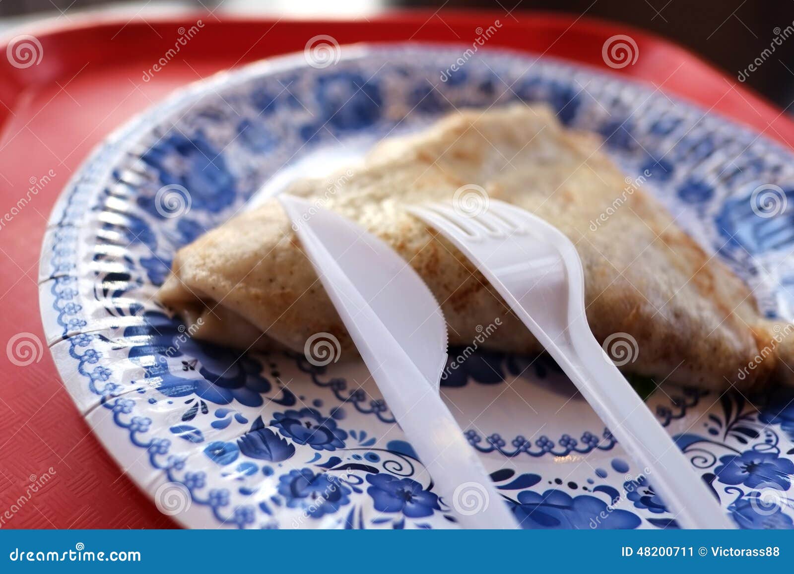 Disposable Dishware stock image. Image of tray, table - 48200711