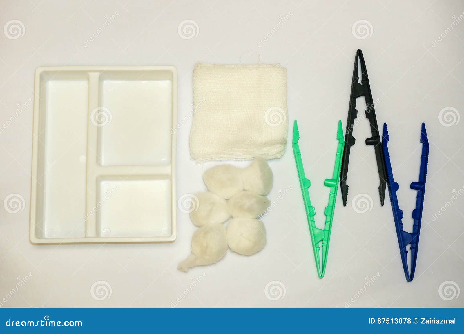 Disposable dressing set stock photo. Image of absorbent - 87513078