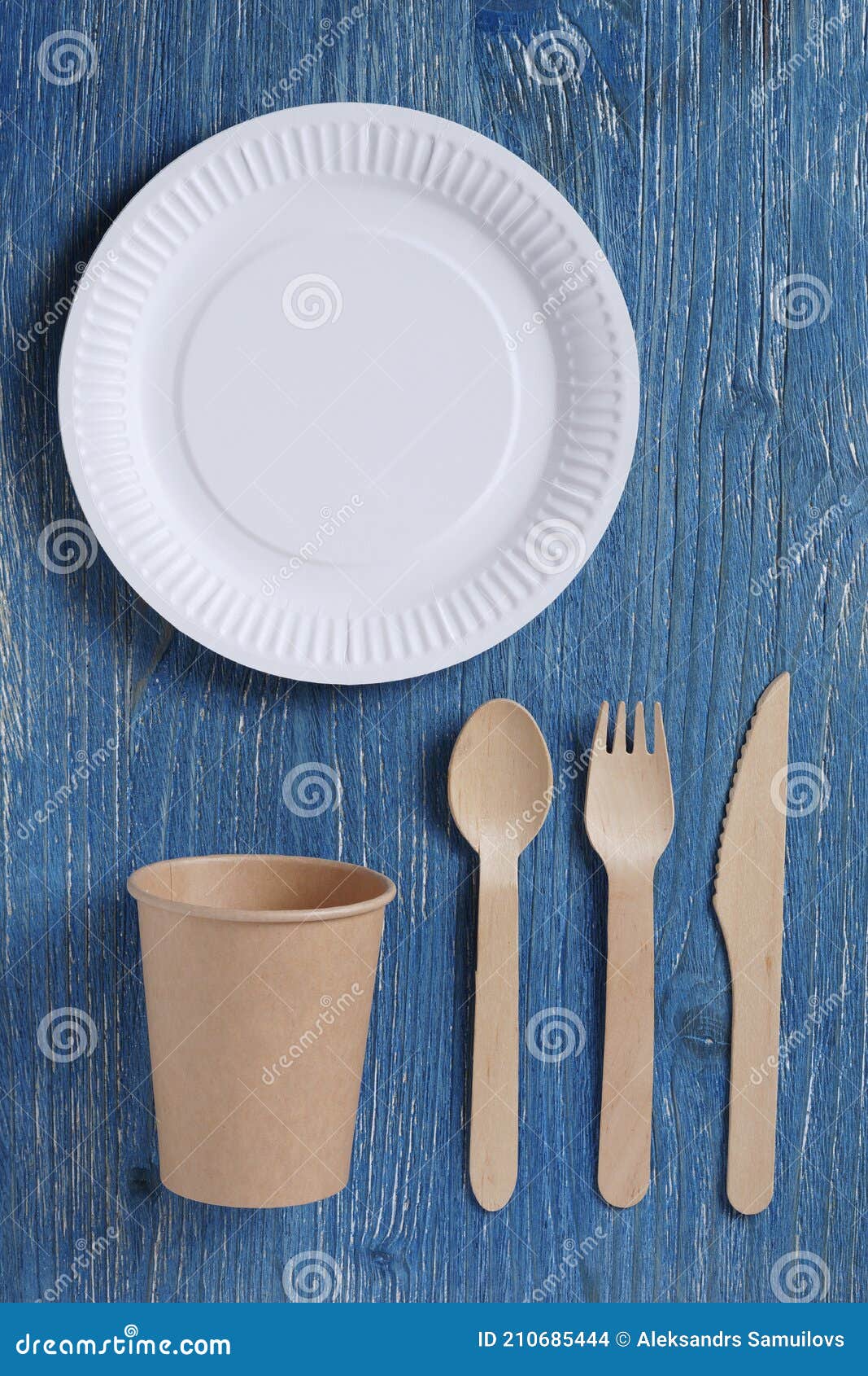 Disposable Eco-friendly Tableware Stock Photo - Image of breakfast ...
