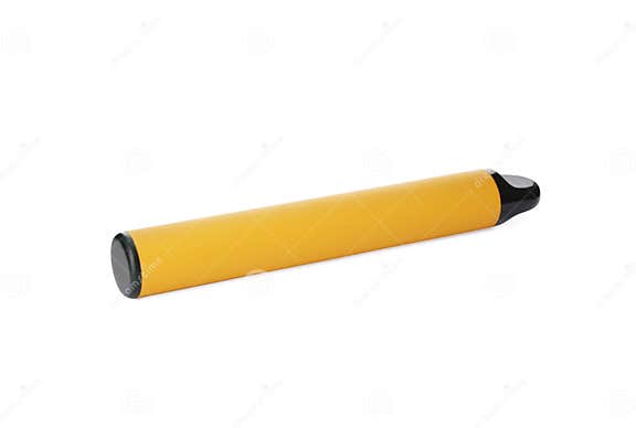 Disposable Electronic Smoking Device Isolated on White Stock Photo ...