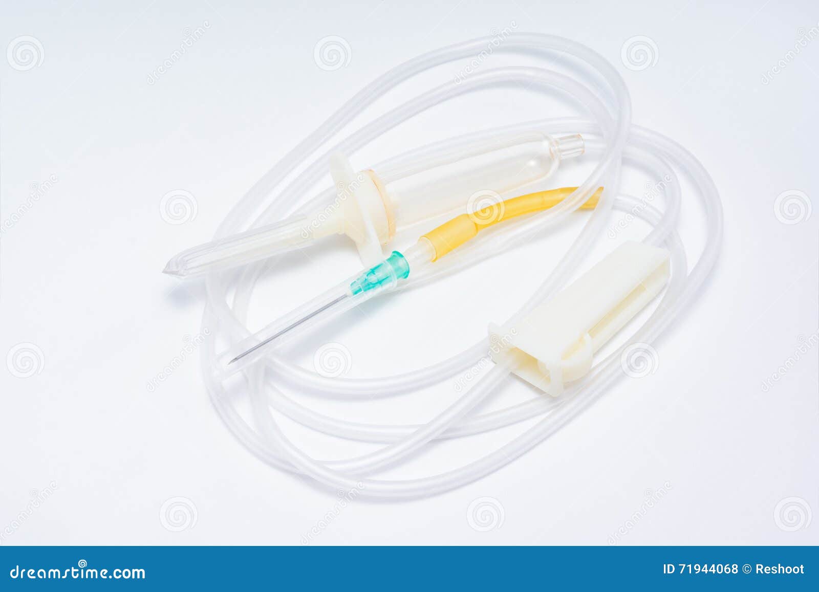 Disposable infusion set stock photo. Image of drip, health - 71944068
