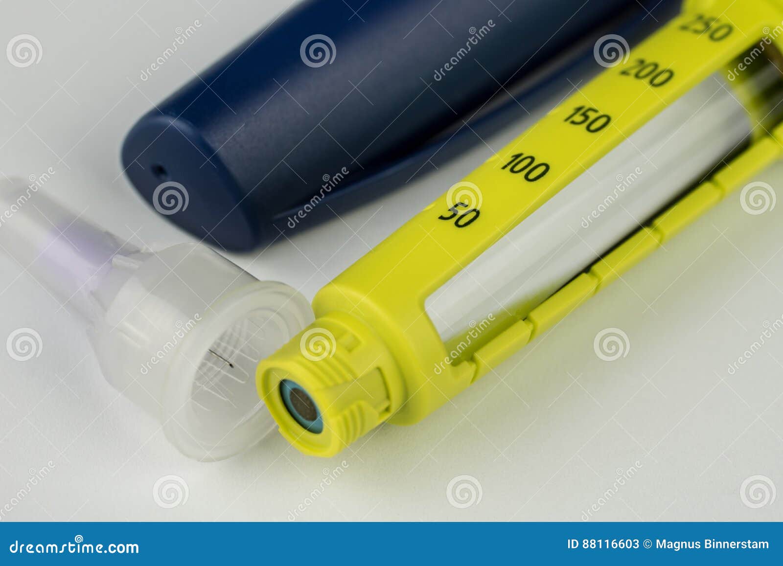 Disposable Insulin Injector Stock Image - Image of plastic, disposable ...