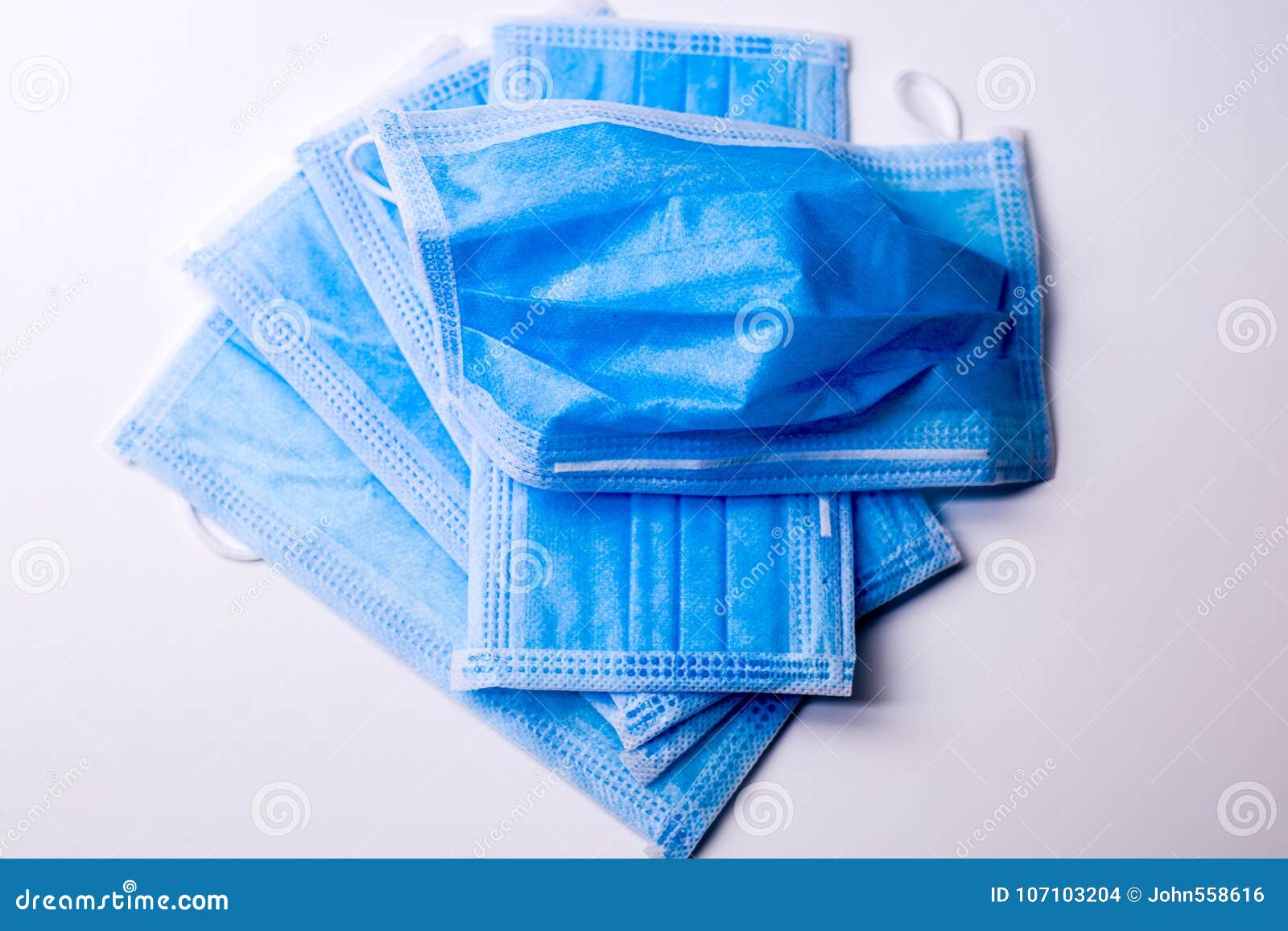 Disposable masks stock photo. Image of hygienics, equipment - 107103204