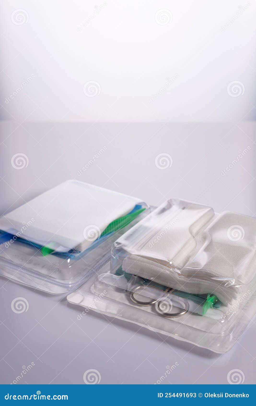 Disposable Medical Surgical Instruments Packaged for Emergency Medical ...