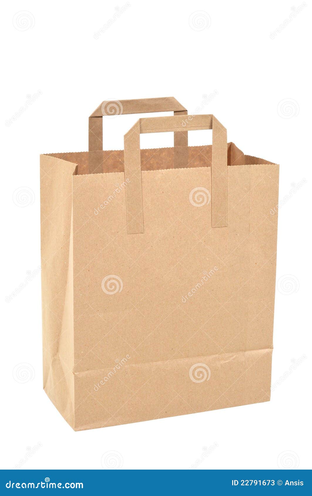 Disposable paper bag stock image. Image of purchasing - 22791673