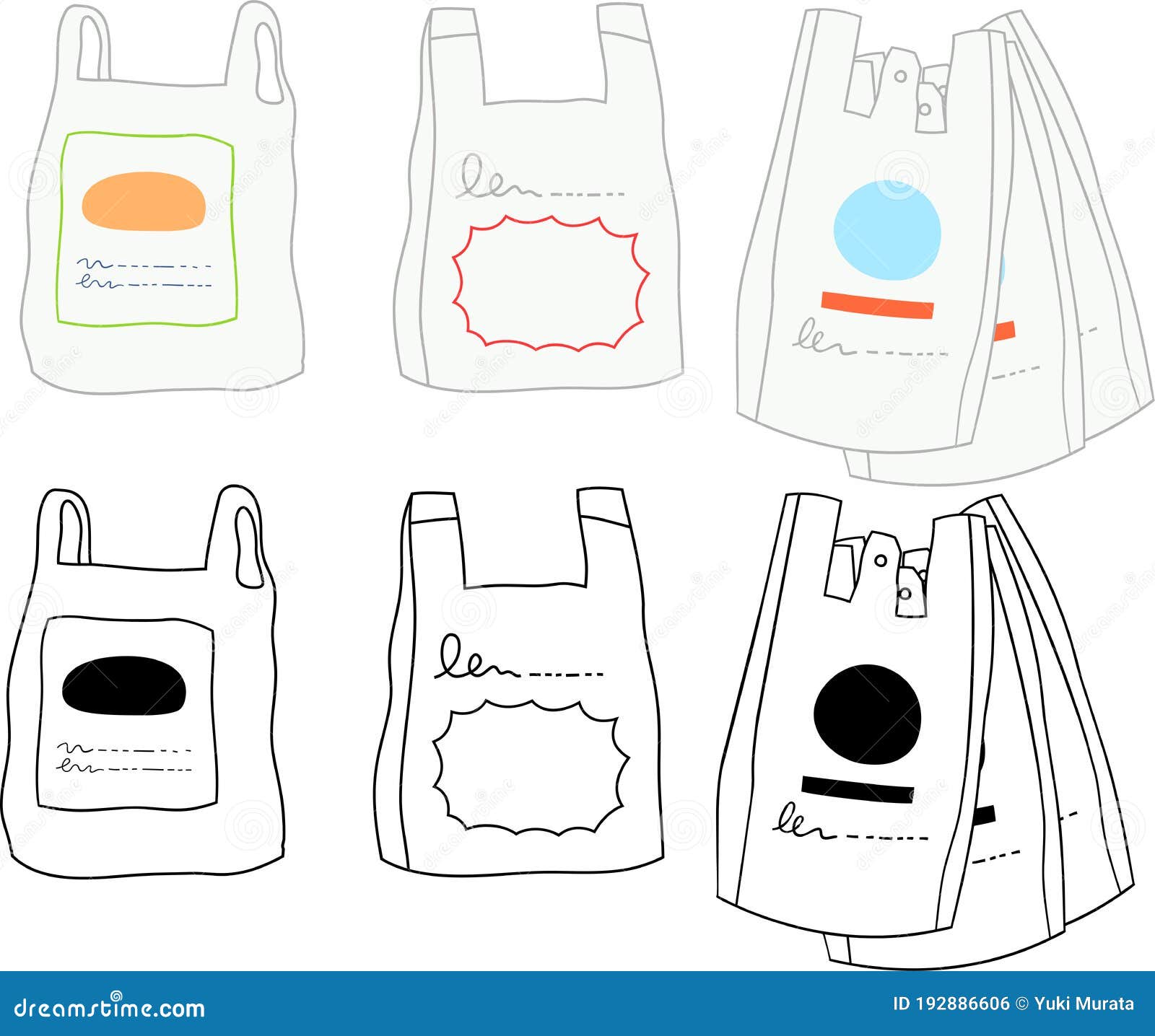 Useless Plastic. Ecological Illustration. Problem Plastic Pollution ...