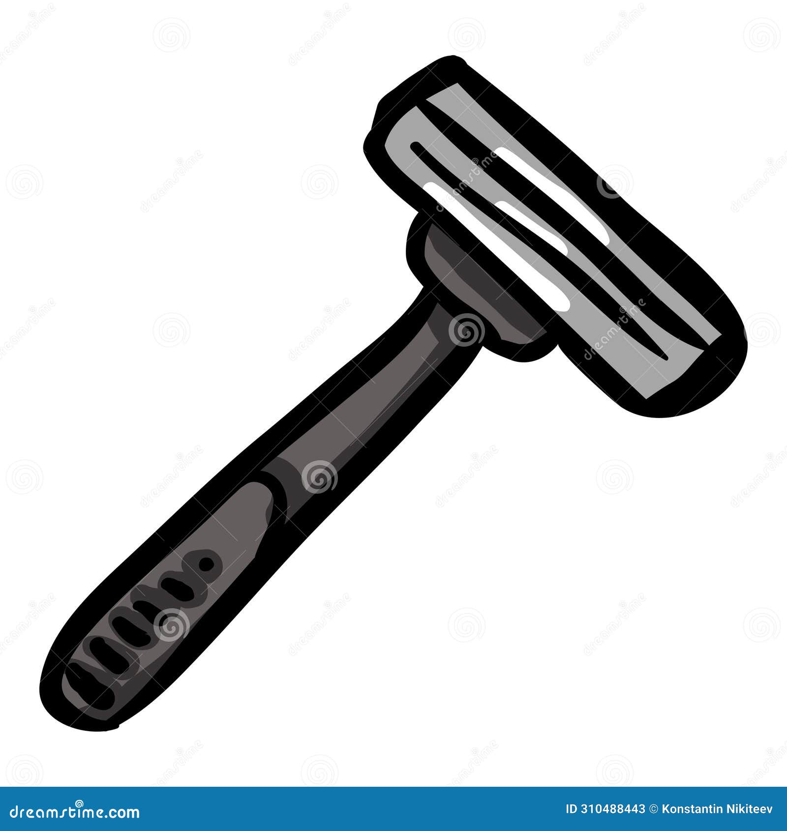 Disposable Razor Black And White Icon Design Element On Isolated White ...