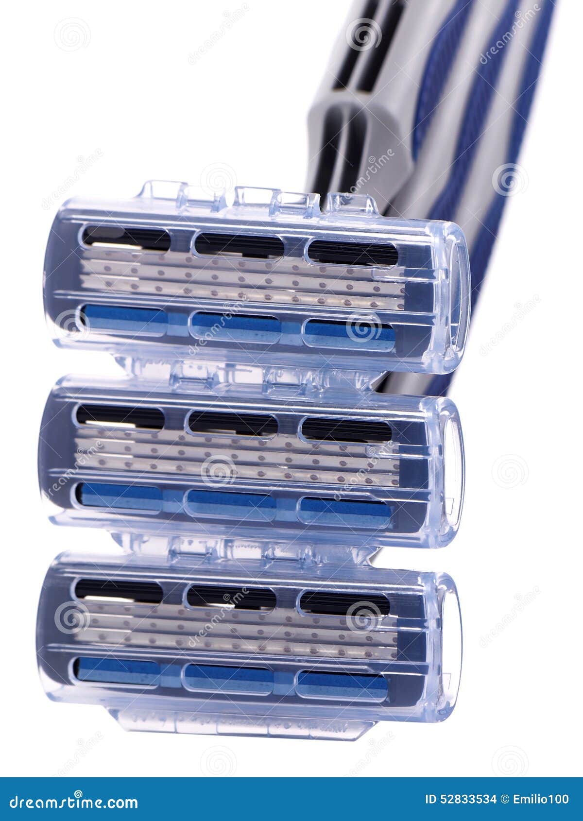 Disposable Razors with Three Blades Stock Photo - Image of body ...