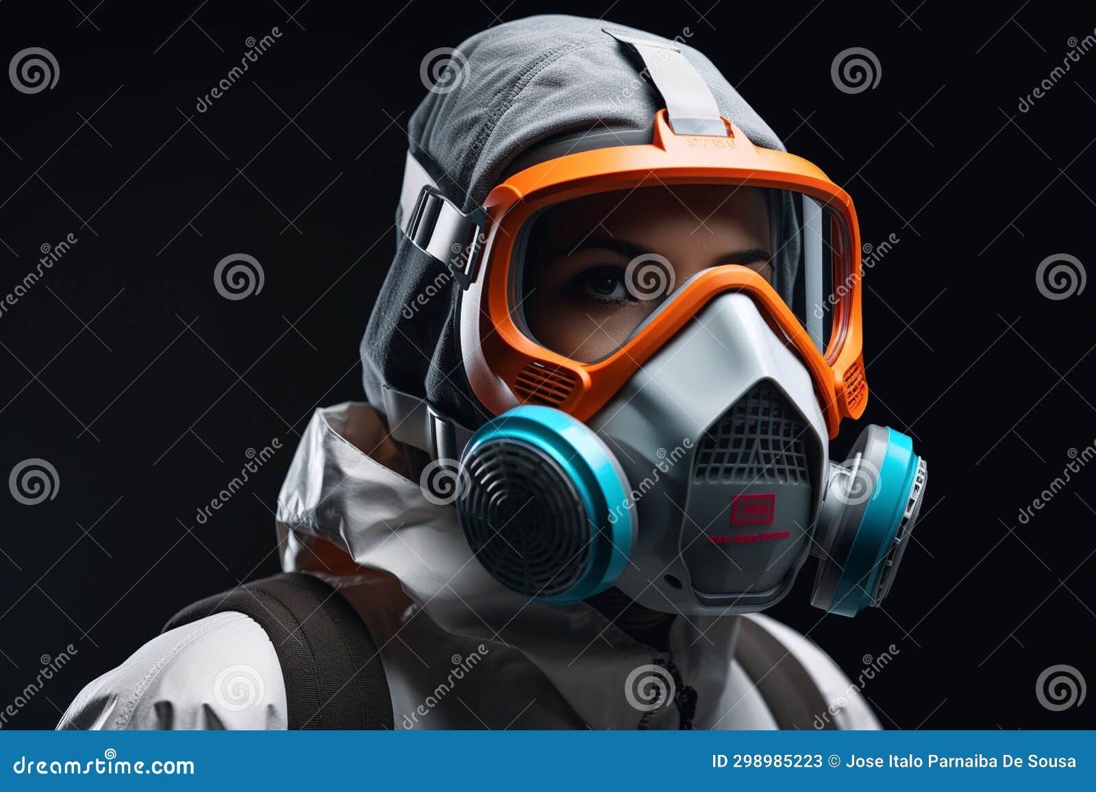 Disposable Respirators with N95 Filtration for Res Stock Image - Image ...