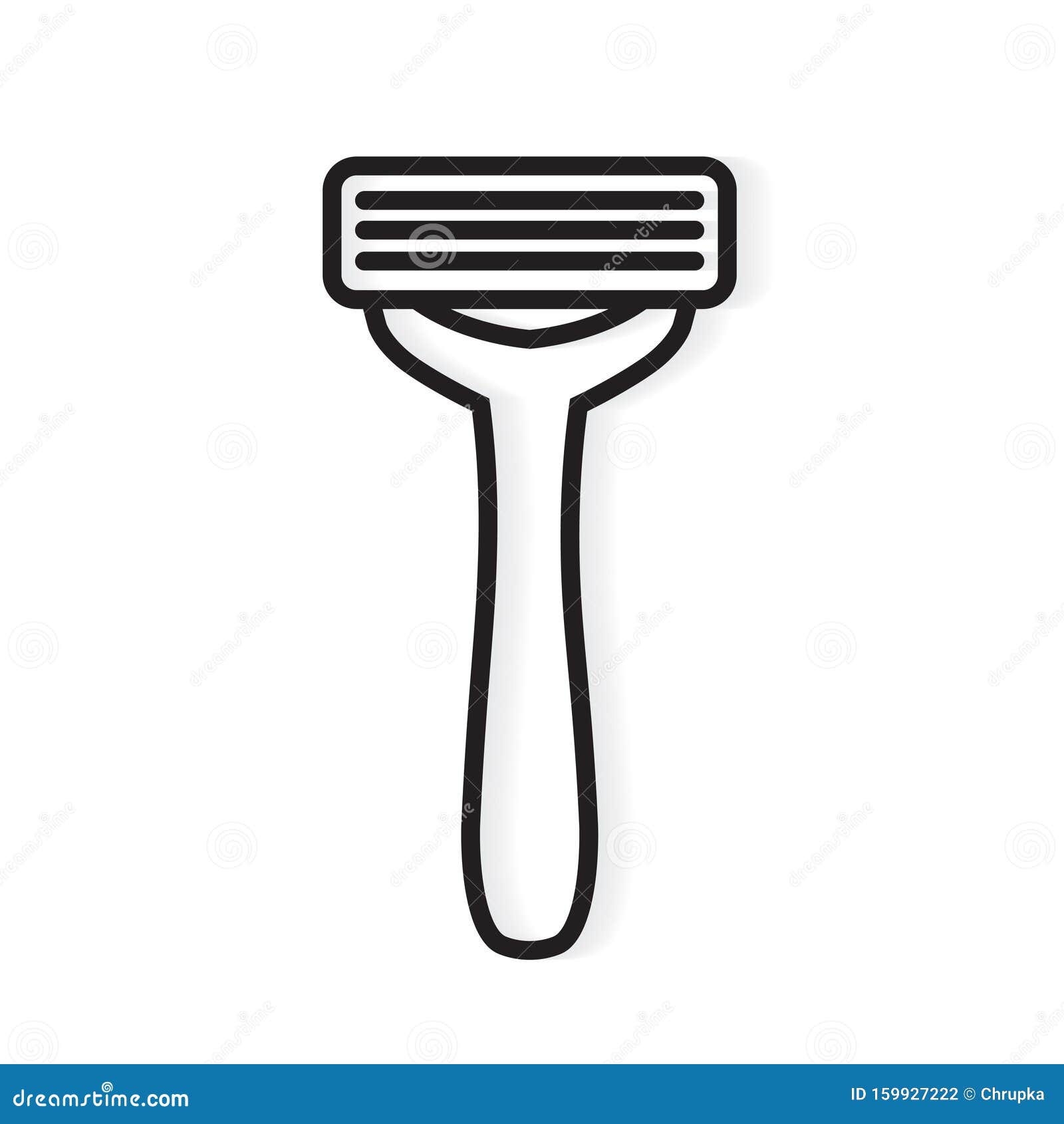 Disposable Shaving Razor Icon Stock Vector - Illustration of straight ... Disposable Shaving Razor Icon Stock Vector - Illustration of straight ...