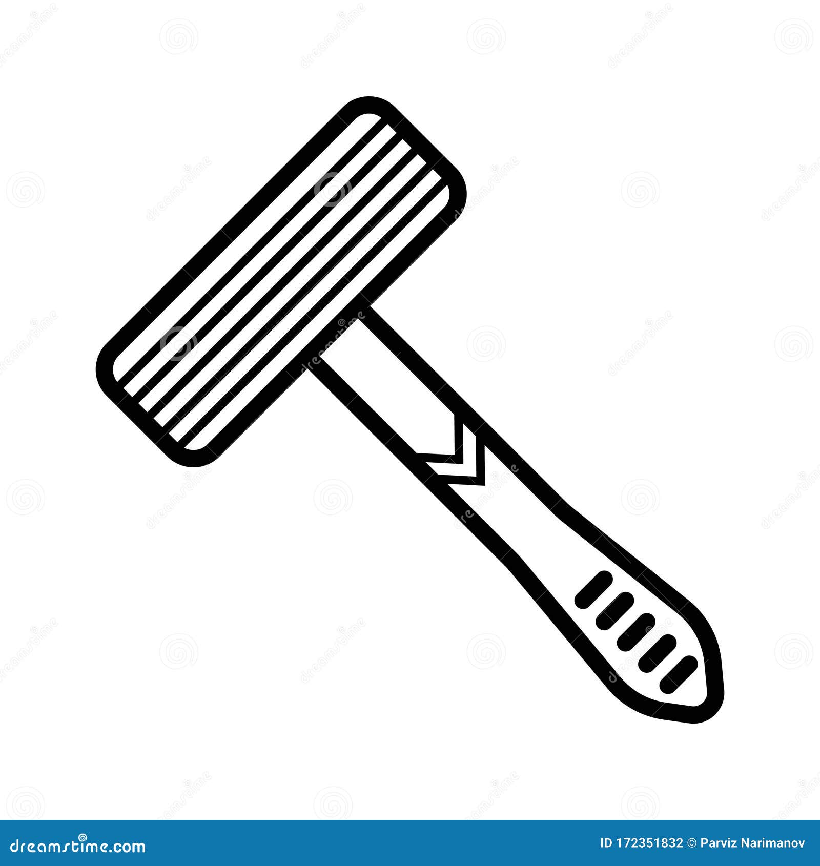 Disposable Shaving Razor Icon- Vector Illustration Stock Illustration ...