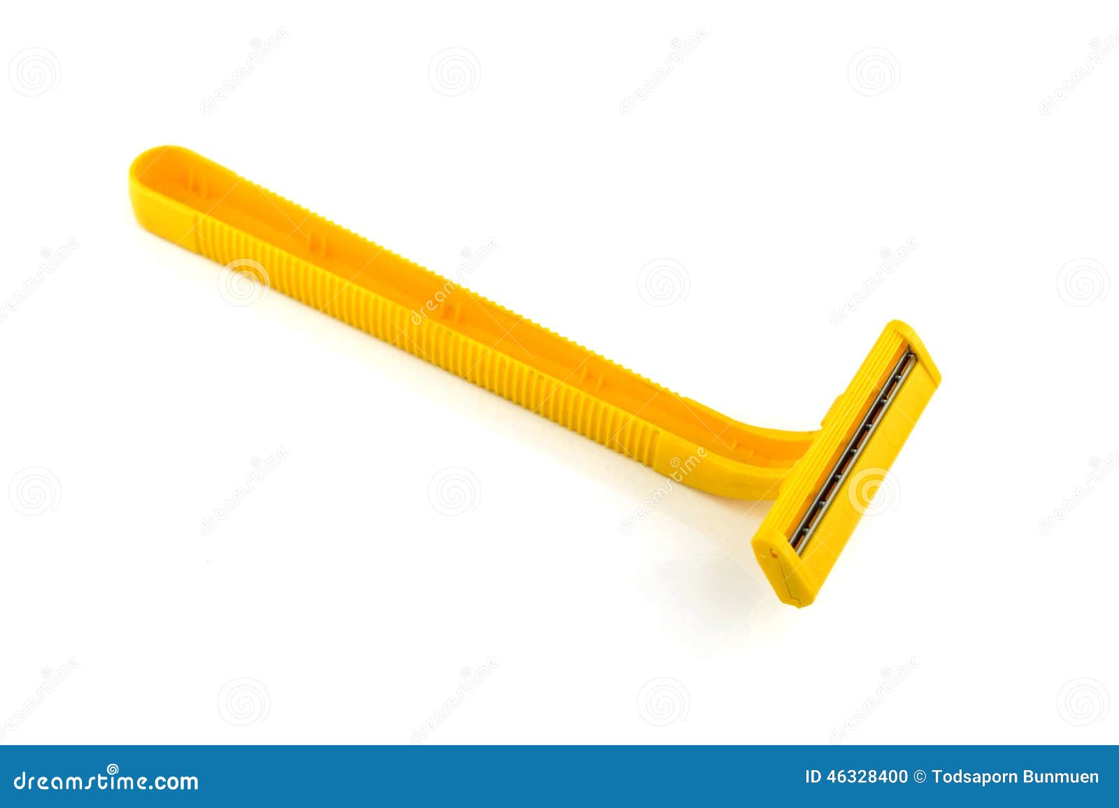 Disposable Shaving Razor Isolate on White Background Stock Photo ...