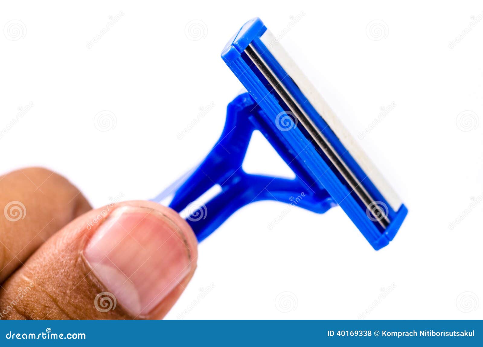 Disposable Shaving Machine On Pastel Color Background Stock Photography ...