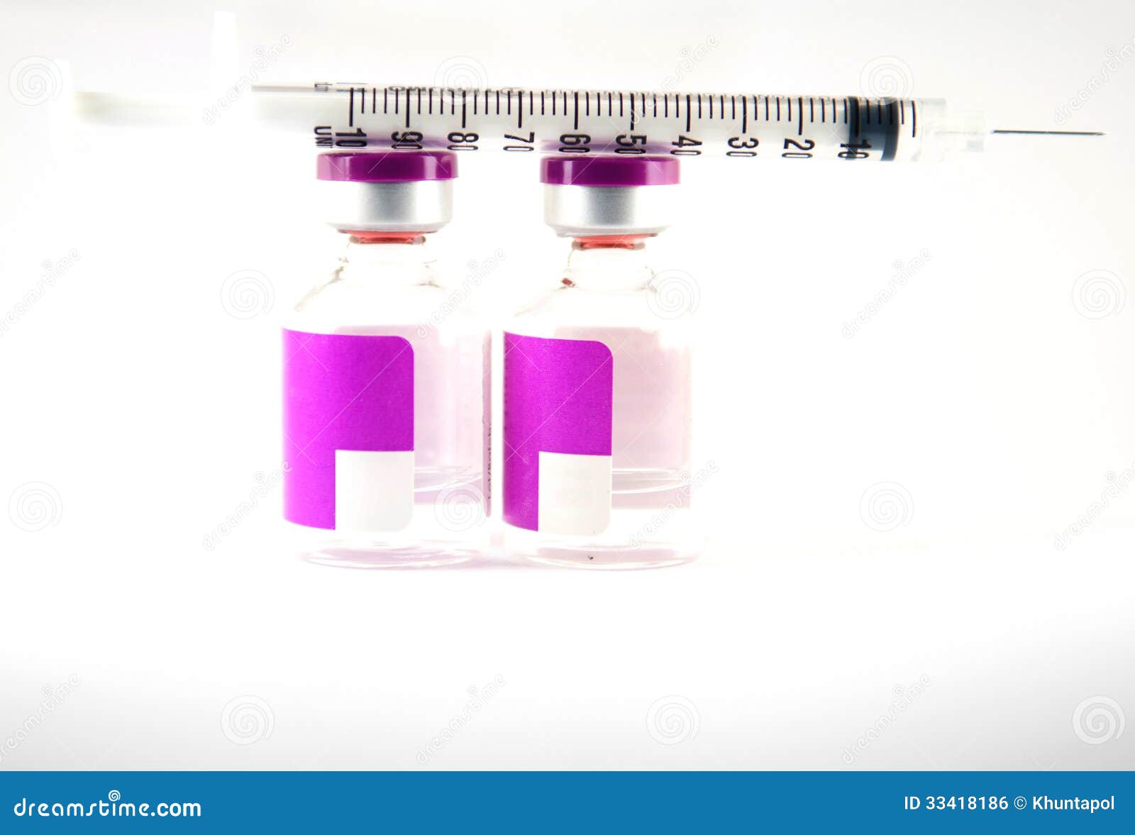 Disposable Syringe Top Purple Label Injection Vial Photos - Free ...