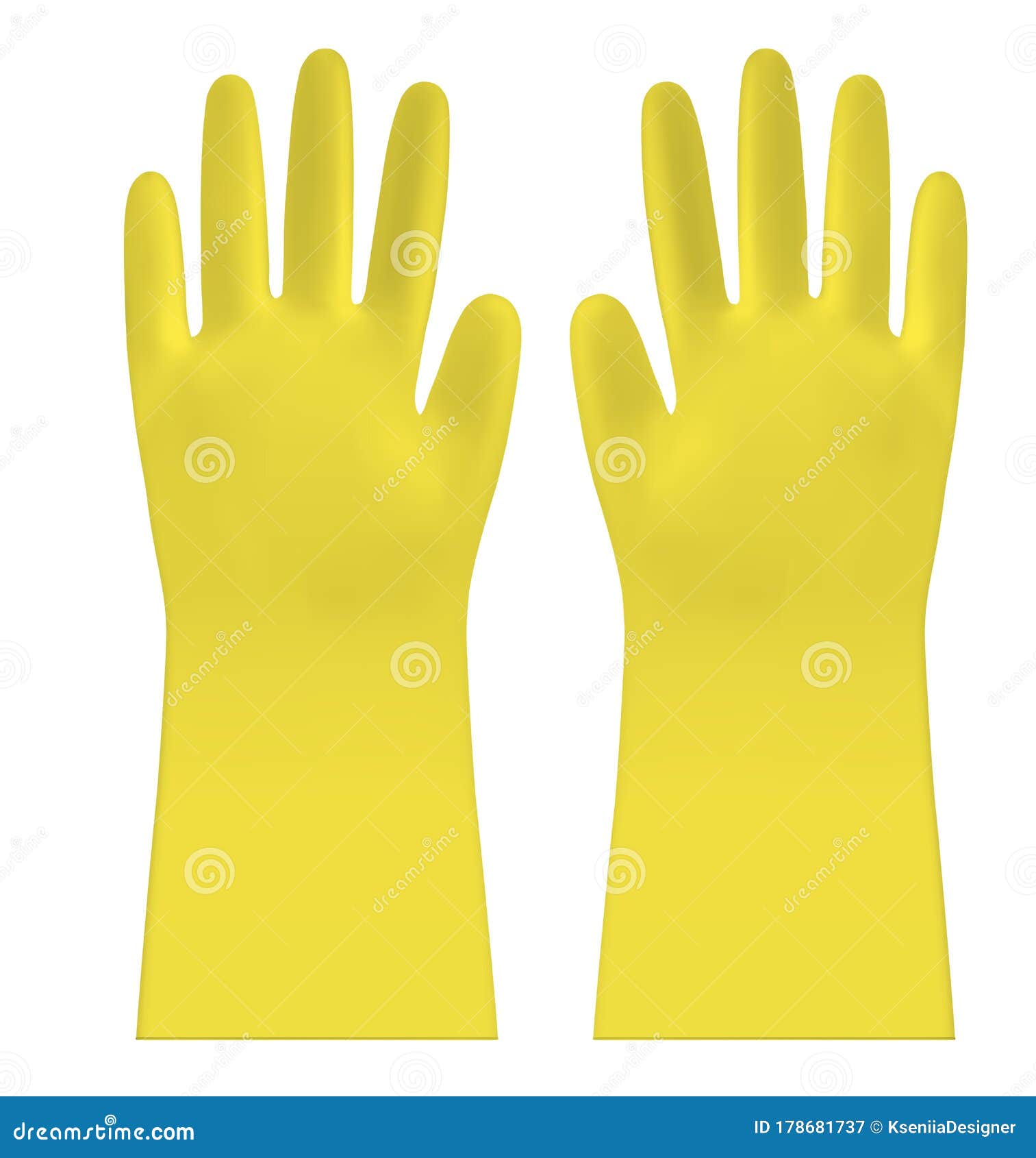 Disposable Vector Plastic or Nitrile Gloves Stock Vector - Illustration ...