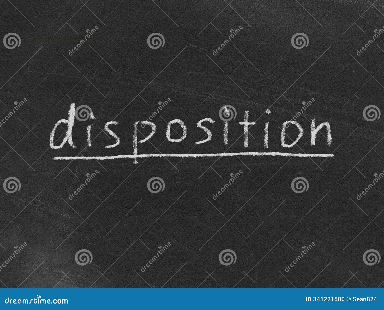 Disposition concept word stock photo. Image of english - 341221500