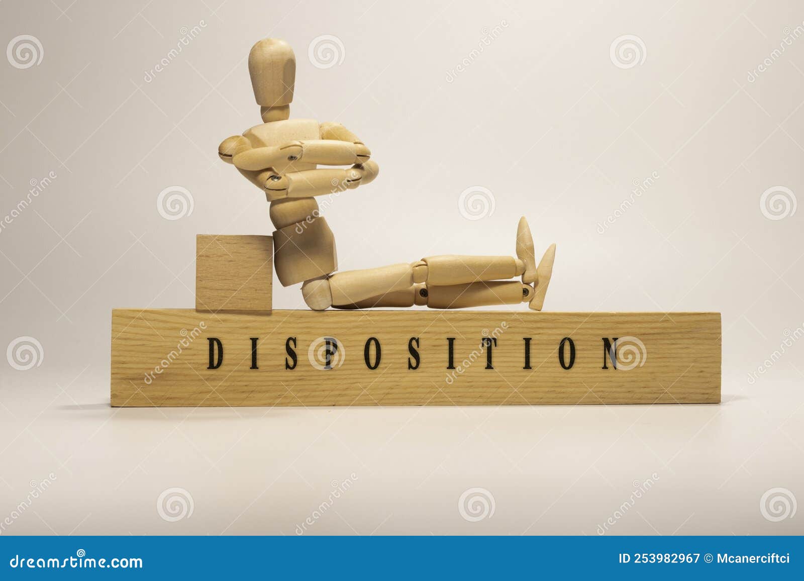Disposition Was Written on the Wooden Surface. Personal Development and ...