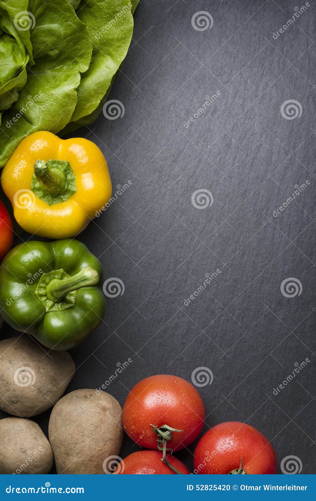 Disposizione Con Le Verdure Miste Variopinte E Il Copyspace in Bianco ...