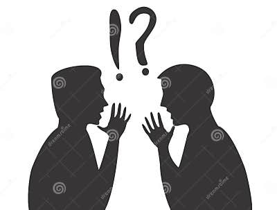 Dispute stock vector. Illustration of person, silhouettes - 15263872