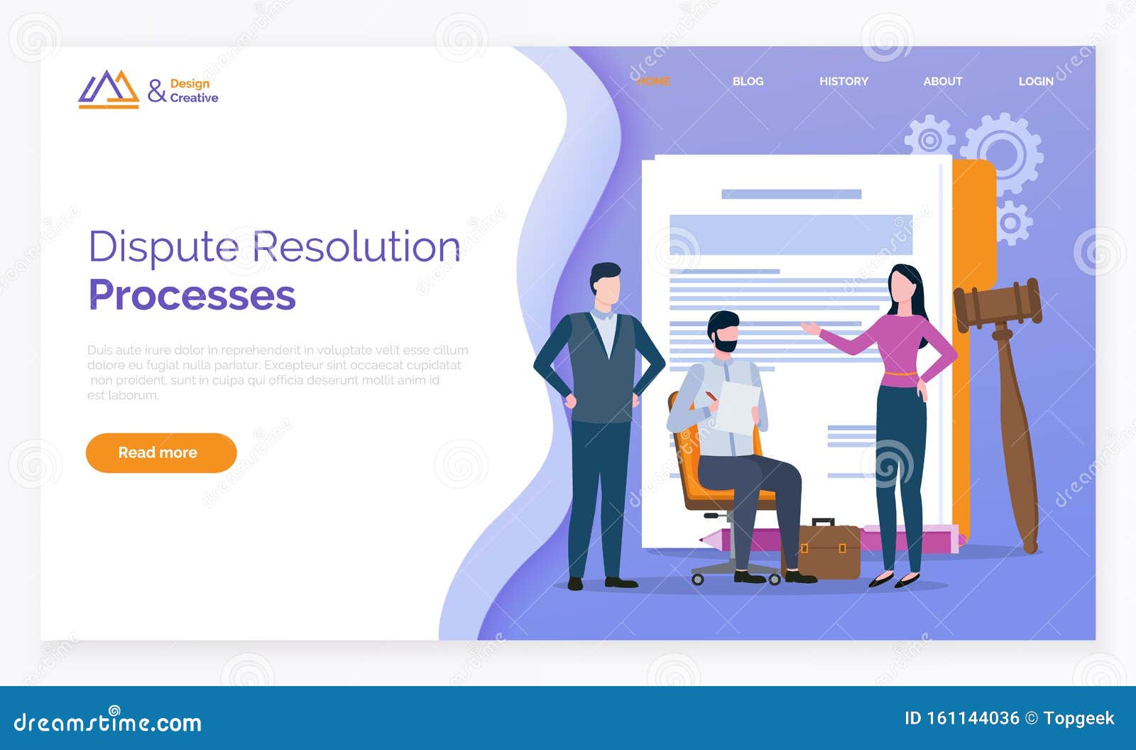 Resolution Problems, Lawyer Online, Legal Vector Stock Vector ...