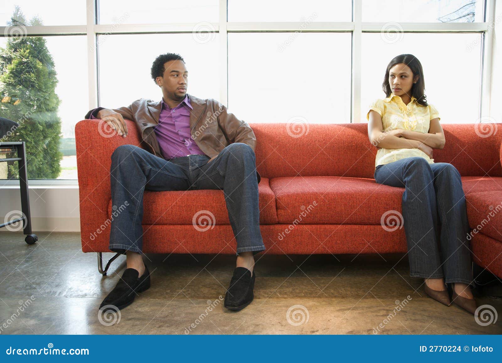 Disputing couple. stock photo. Image of woman, adult, relationship ...