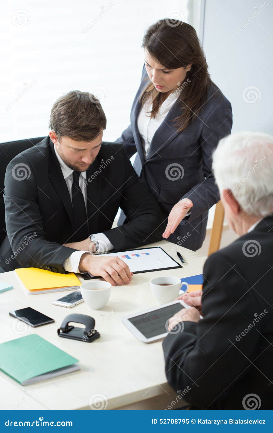 Disputing with employee stock image. Image of director - 52708795