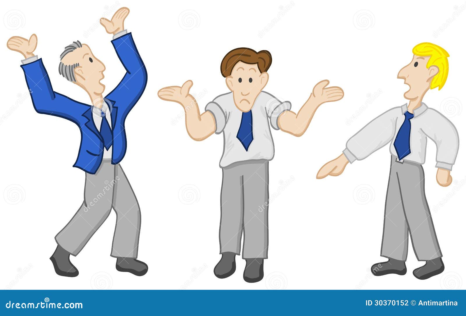 Disputing men stock vector. Illustration of standing - 30370152
