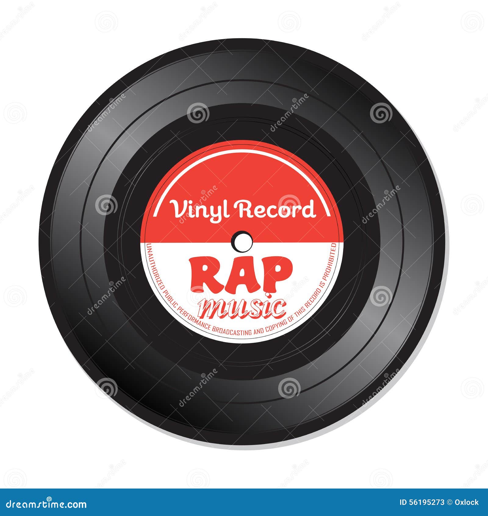 Disque vinyle de rap illustration de vecteur. Illustration du album ...