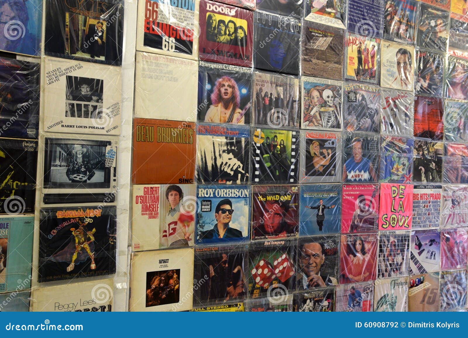 Disques Vinyle De Musique Pop De Vintage Photographie éditorial - Image ...