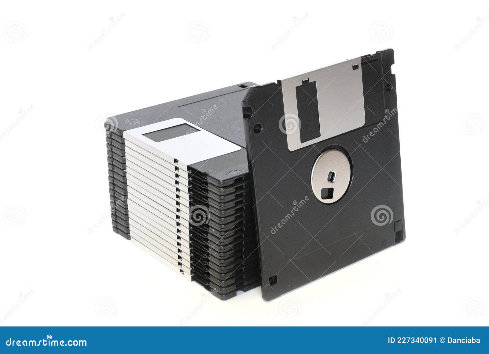 Disquetes Antiguos Aislados En Blanco Imagen de archivo - Imagen de ...