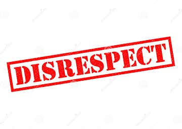 DISRESPECT Rubber Stamp stock illustration. Illustration of background ...