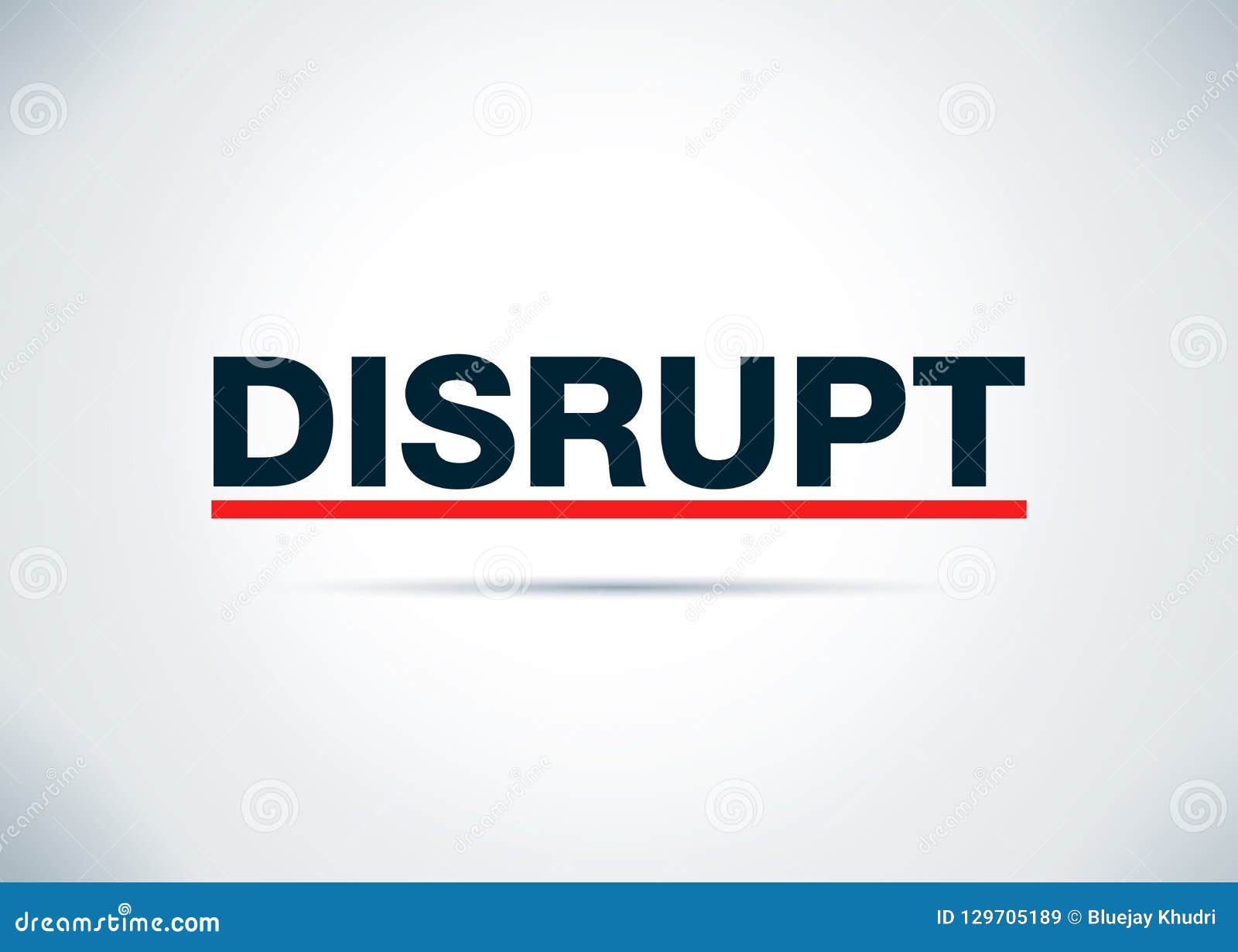 Disrupt Abstract Flat Background Design Illustration Stock Illustration ...