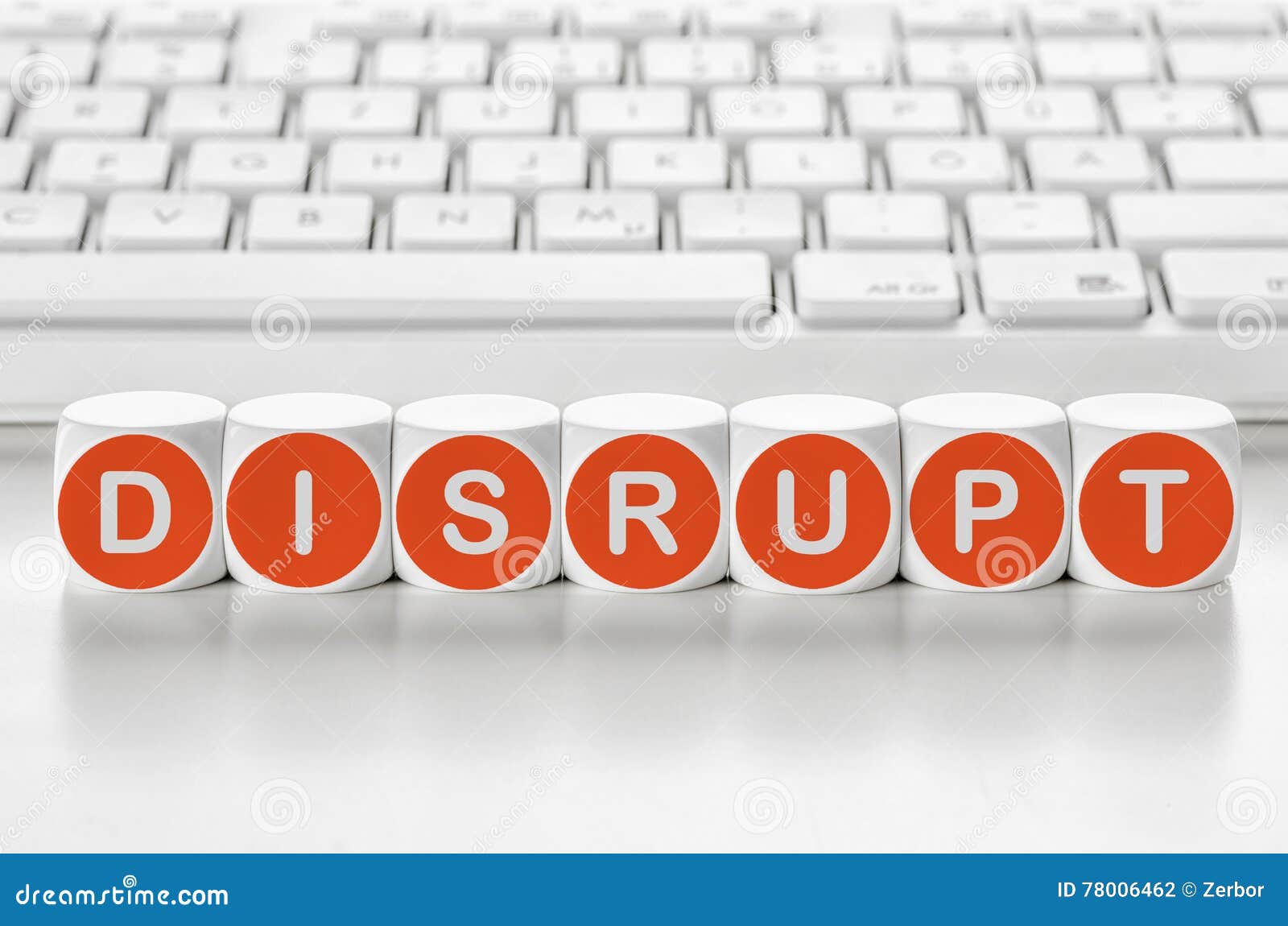 Disrupt stock illustration. Illustration of digital, concept - 78006462