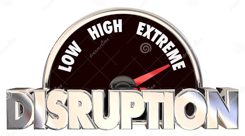 Disruption Change Adapting New Product Evolution Meter Stock ...