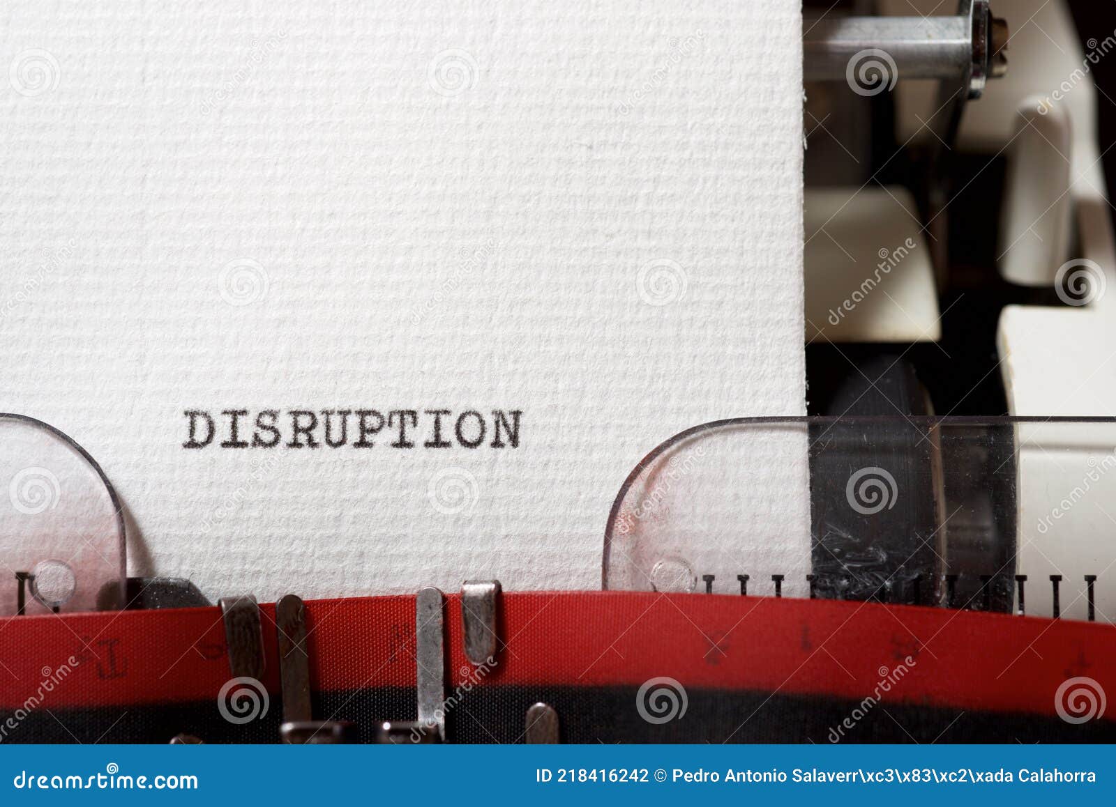 Disruption concept view stock photo. Image of challenging - 218416242