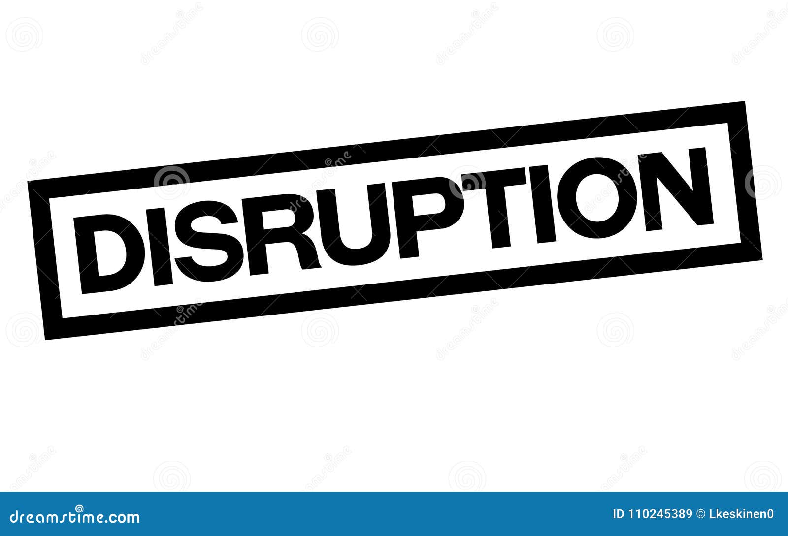 Disruption stamp typ stock vector. Illustration of postponement - 110245389