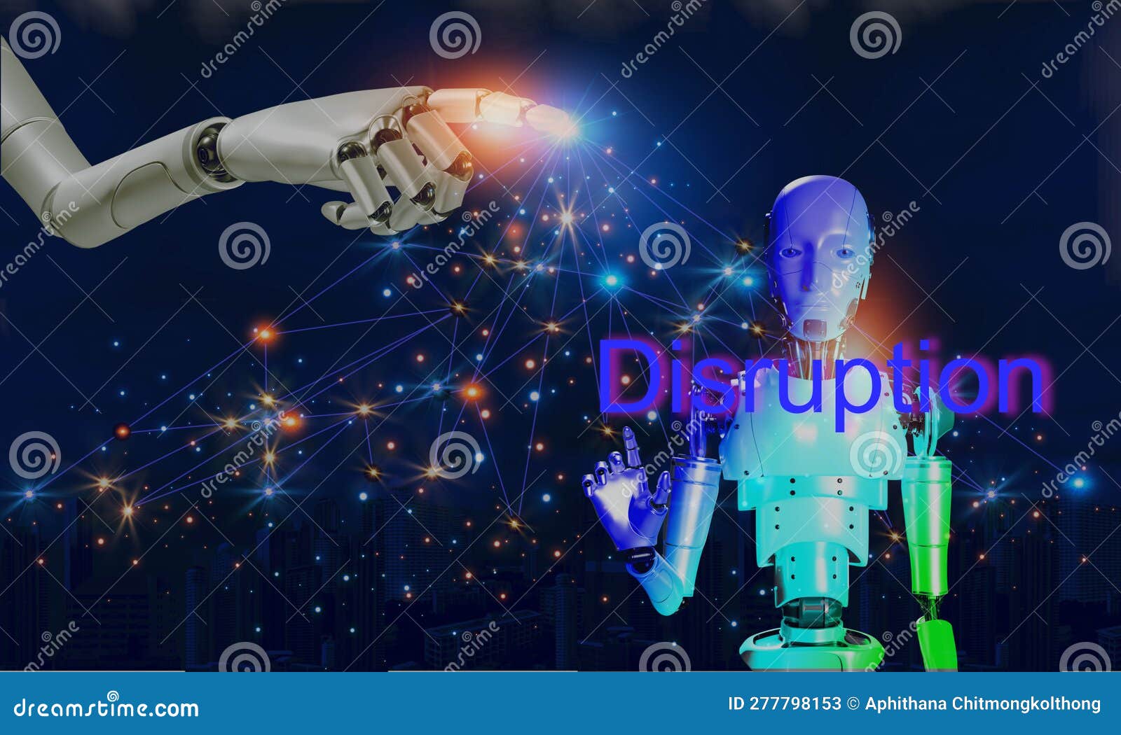 Disruption Technology Artificial Intelligence is Work instead People ...