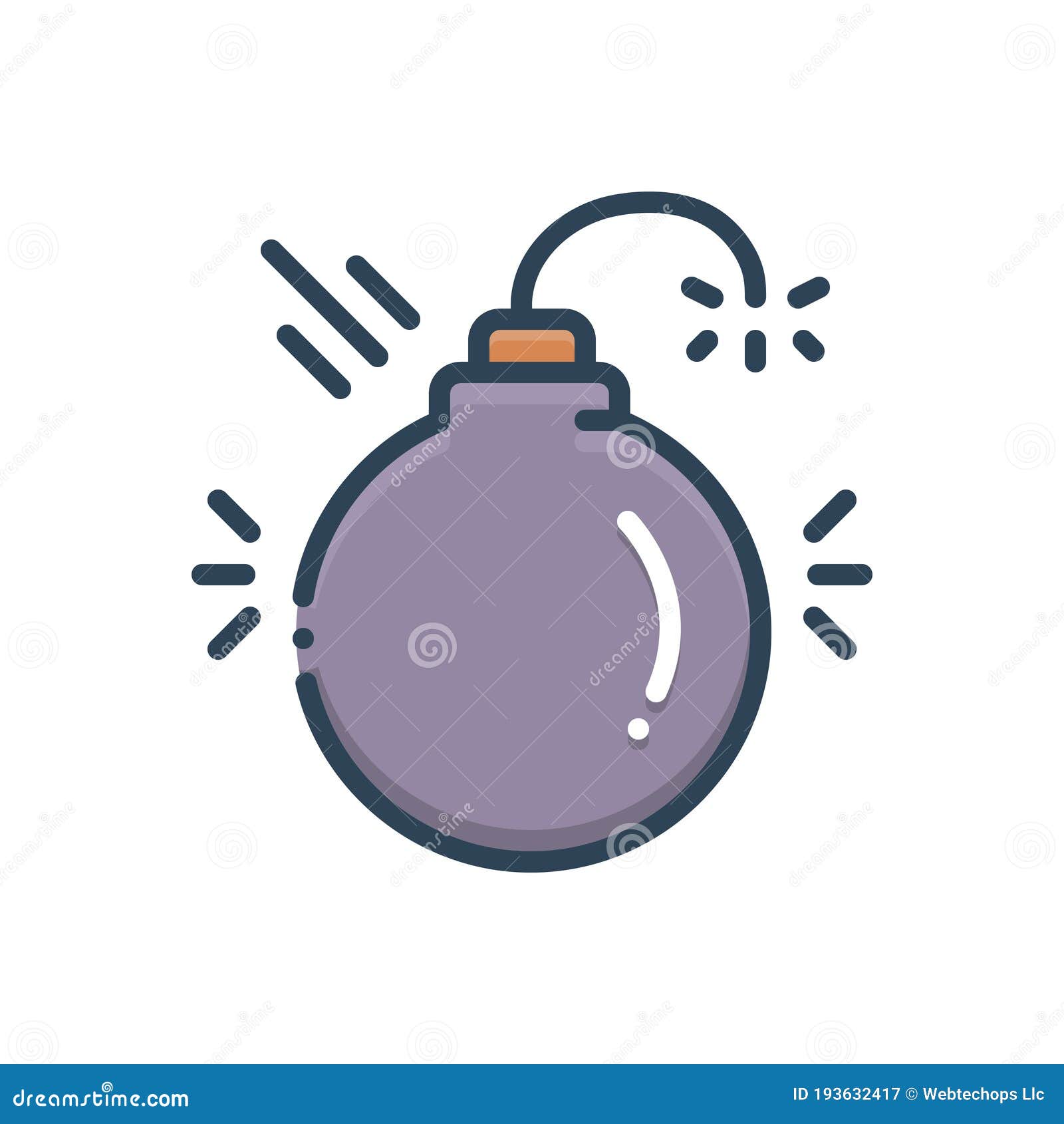 Color Illustration Icon for Disruptive, Harmful and Detrimental Stock ...