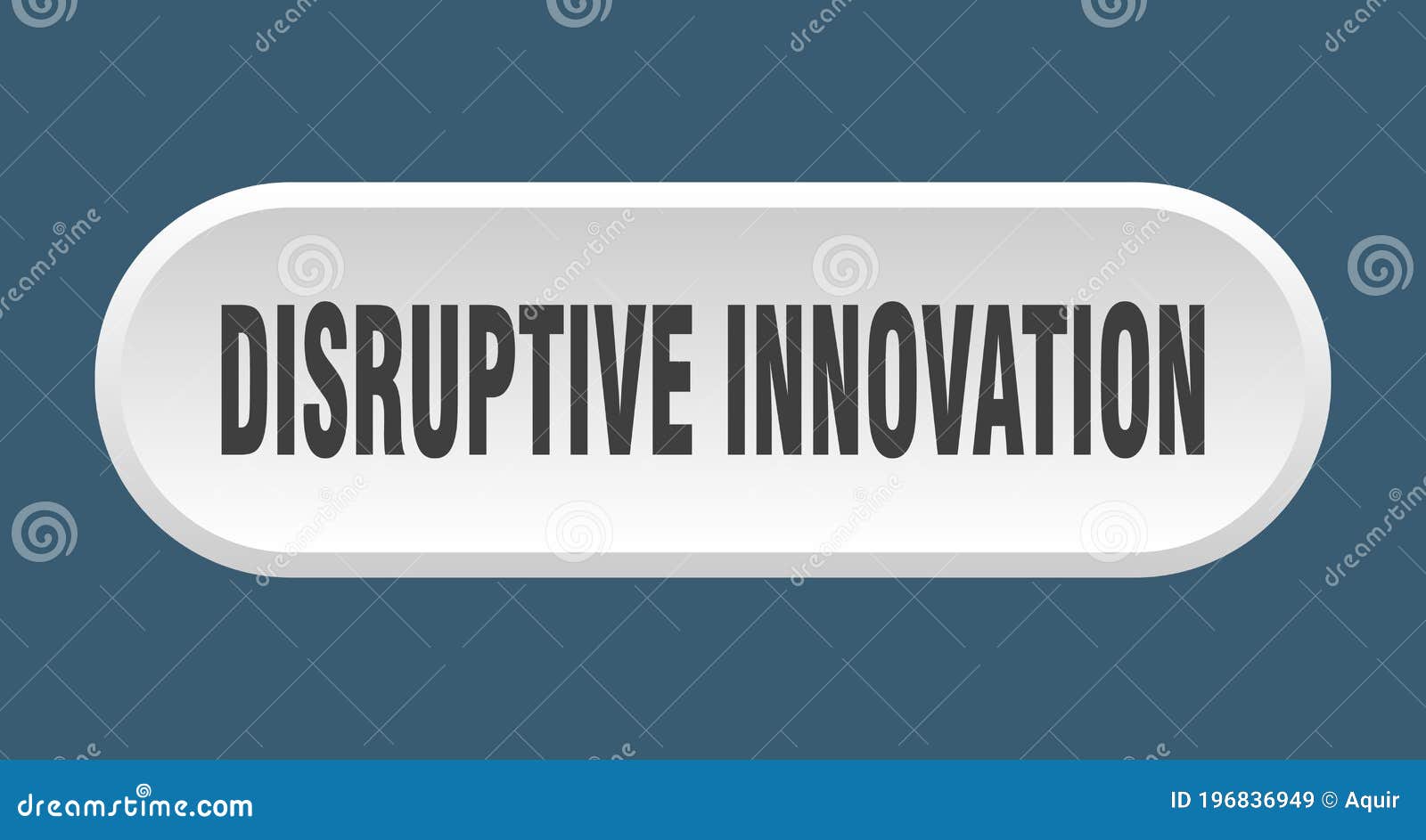 Disruptive Innovation Button Cartoon Vector | CartoonDealer.com #196836949
