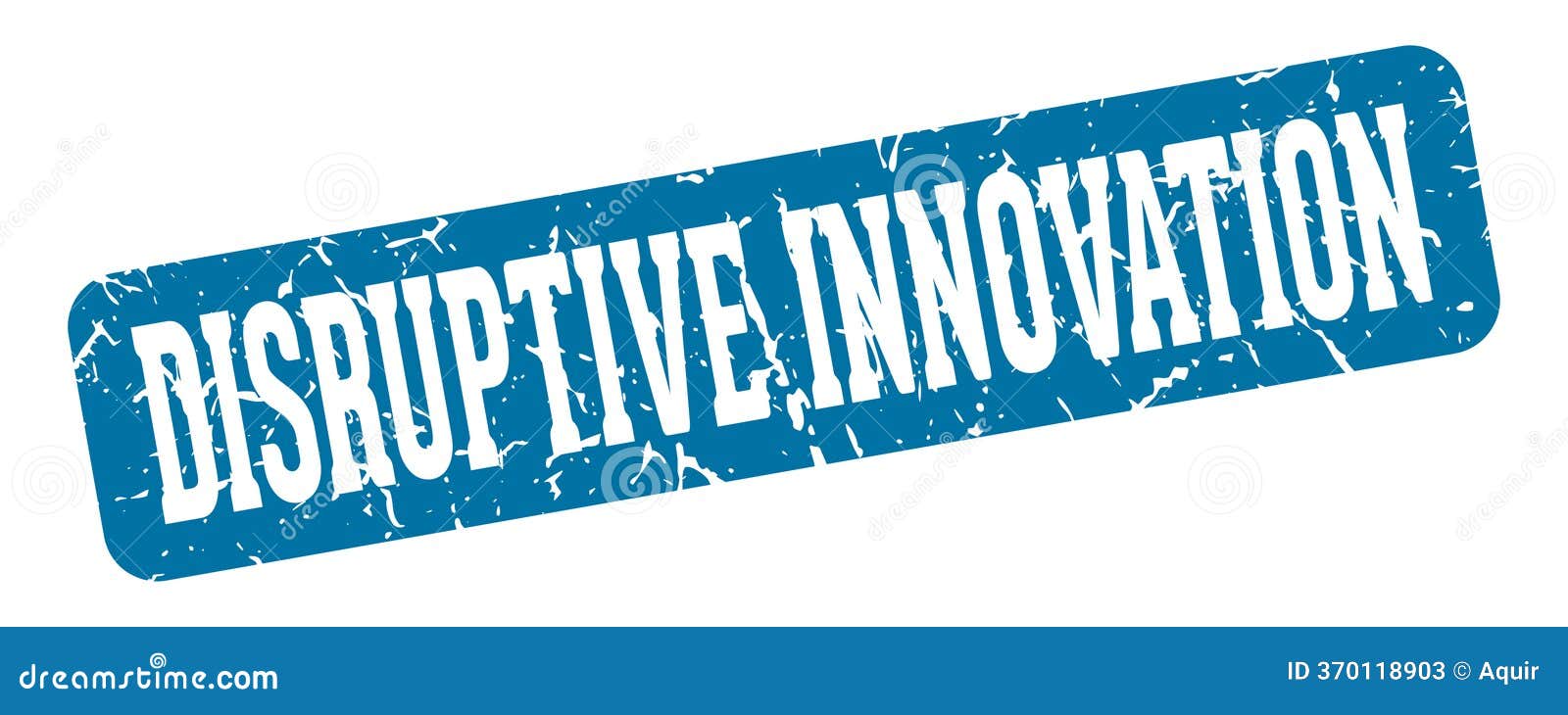Disruptive Innovation Banner With Icons Vector Infographic In 3D Style ...
