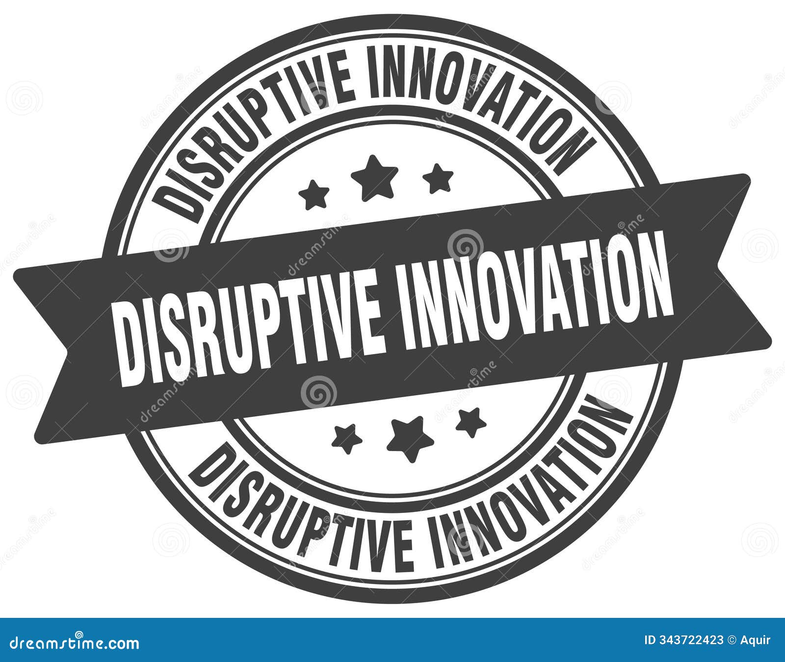Disruptive Innovation Stamp. Disruptive Innovation Label On Transparent ...