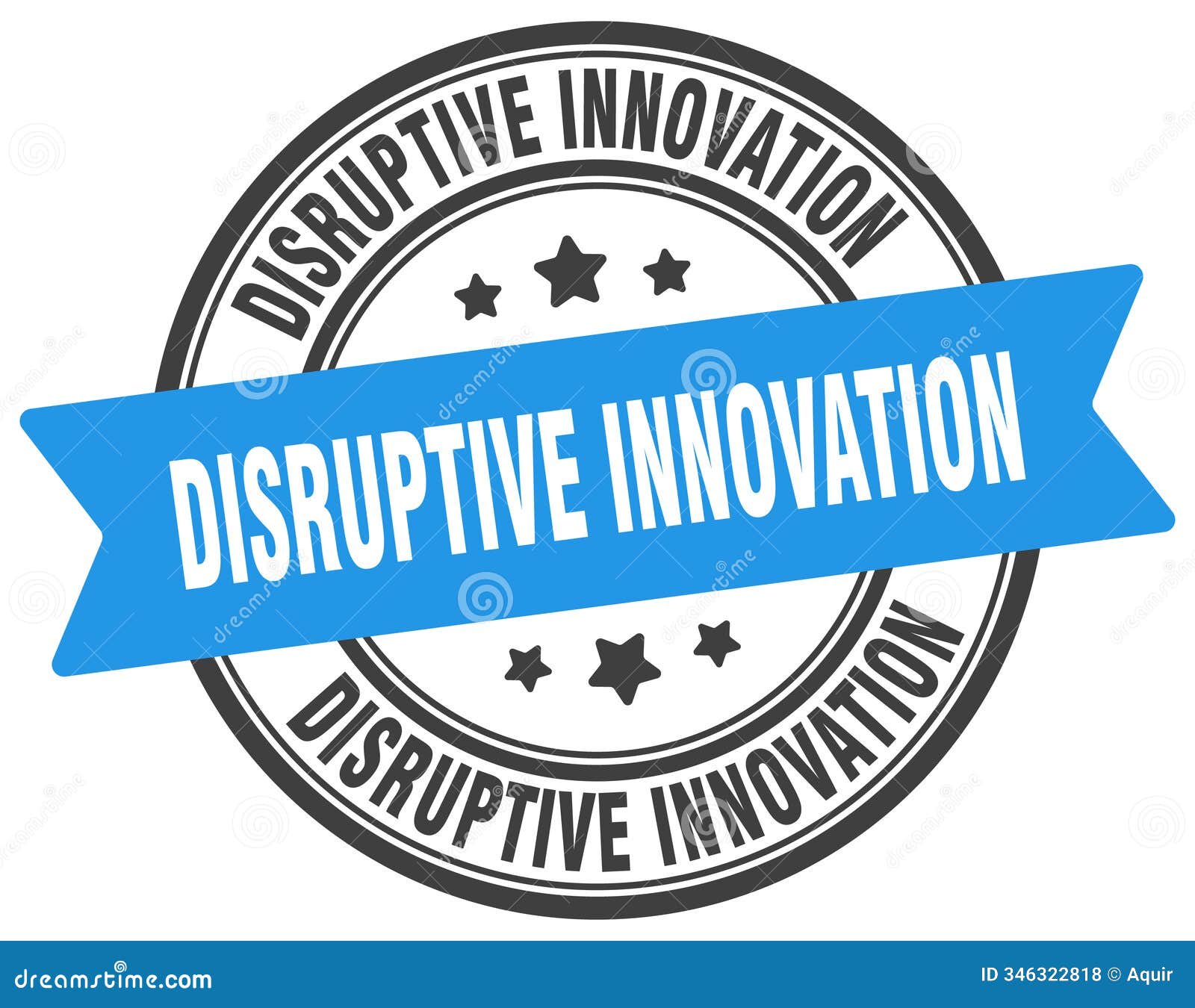 Disruptive Innovation Button Cartoon Vector | CartoonDealer.com #196836949