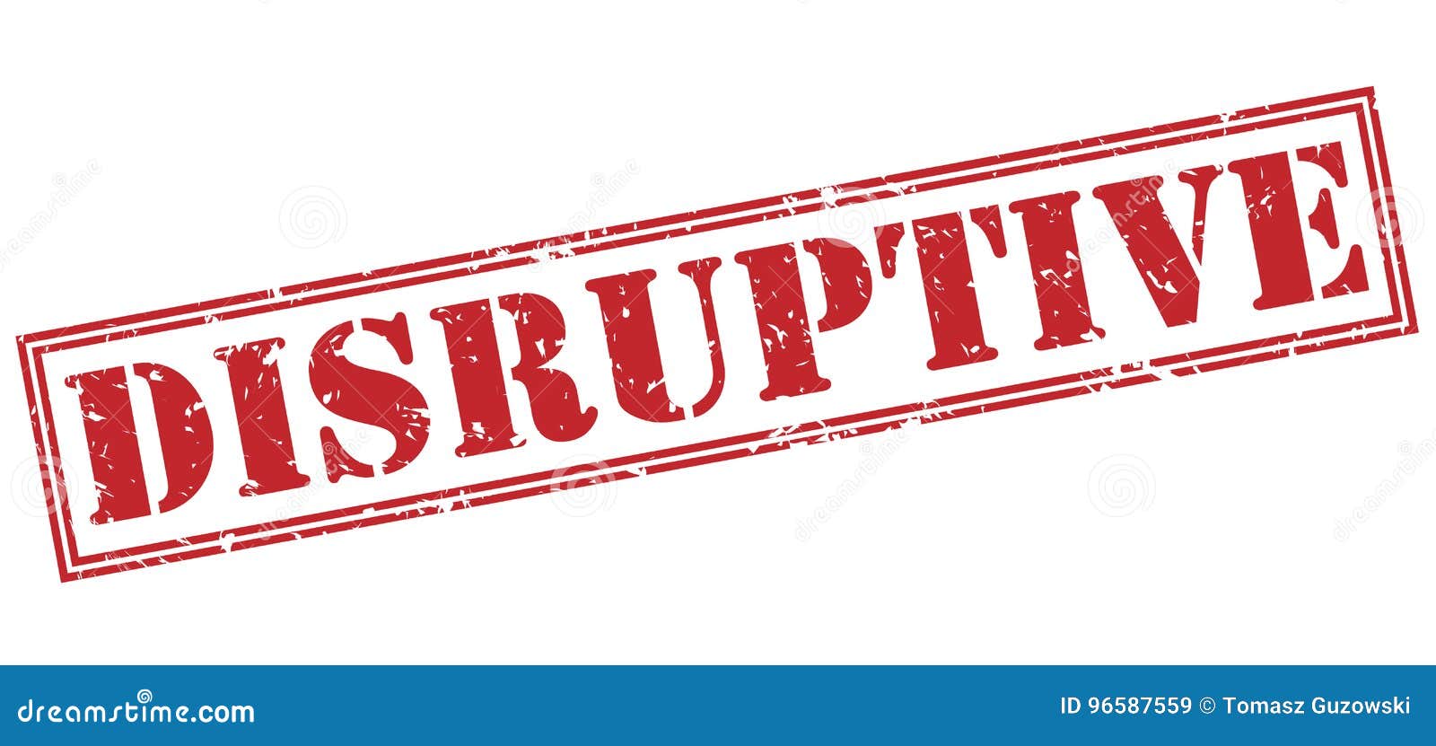 Disruptive red stamp stock illustration. Illustration of grungy - 96587559