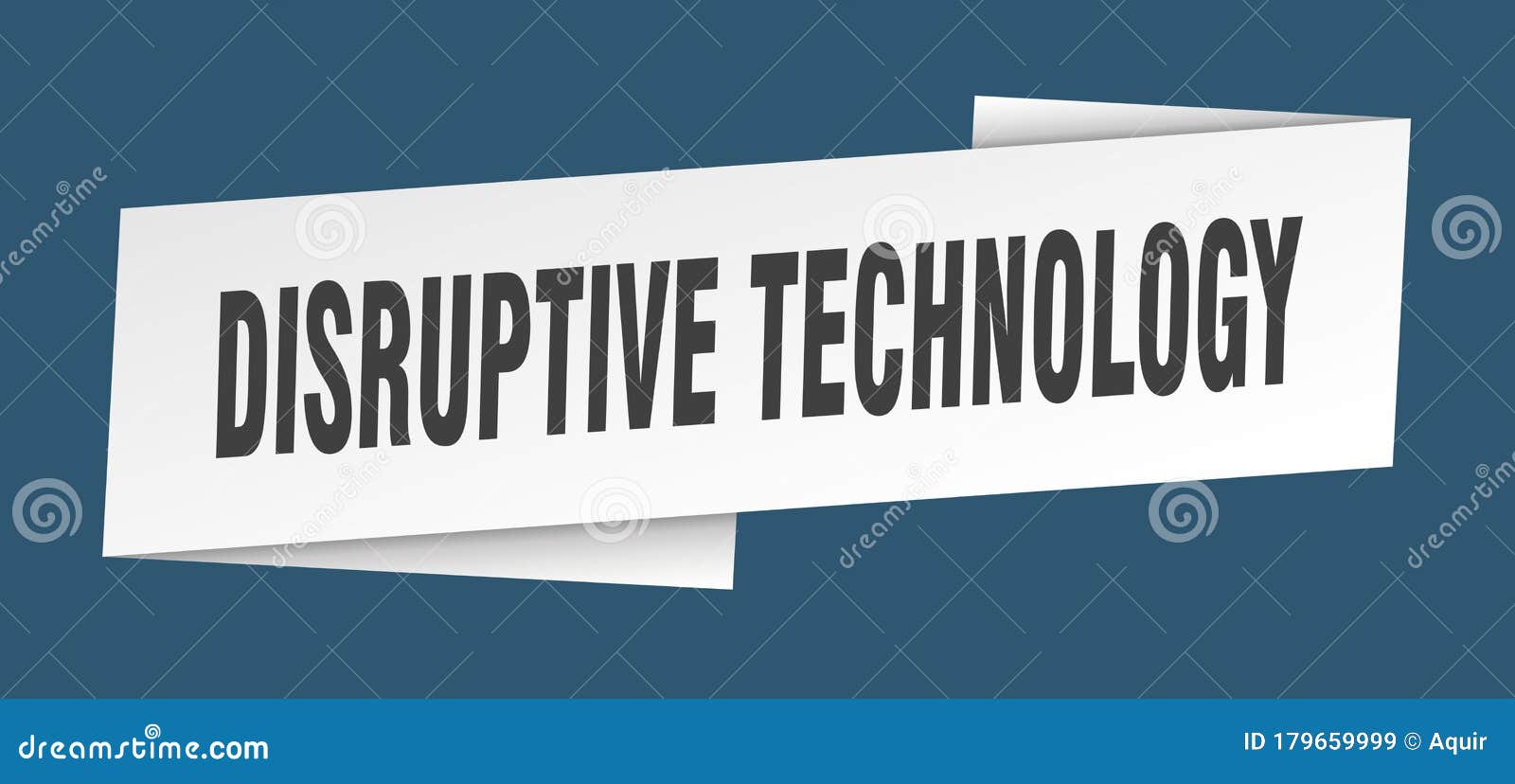 Disruptive Technology Banner Template. Disruptive Technology Ribbon ...