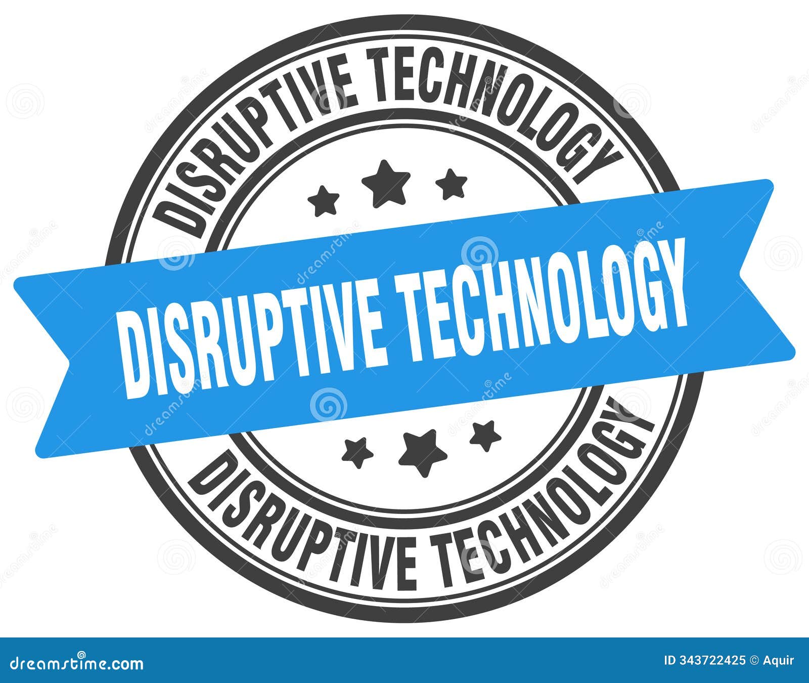 Disruptive Technology Stamp. Disruptive Technology Label On Transparent ...