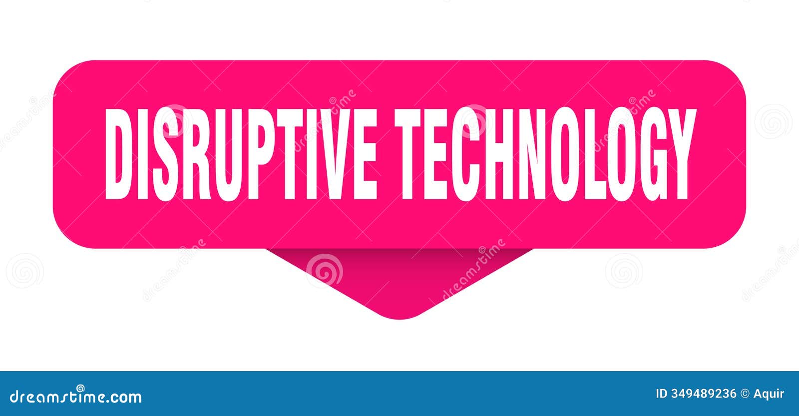 Disruptive Technology Sticker. Disruptive Technology Sign On ...